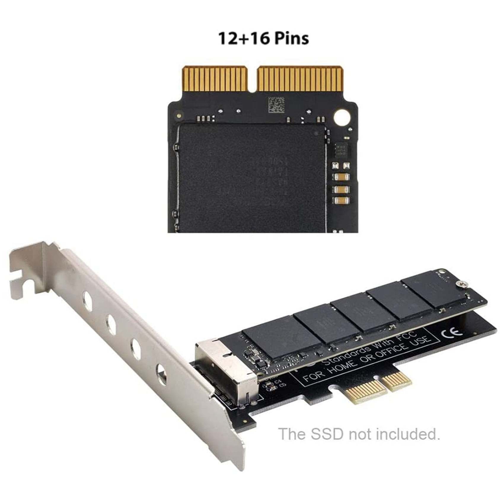 Buy ZALAGA PCI Express Conversion Card PCI-E 1X to 12+16 Pin for 2013 ...