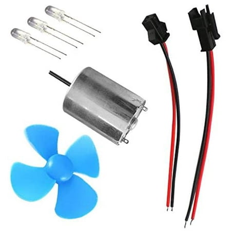 Mini Small LED Fan DC Motor Wind Generator Blade Motor Micro Wind ...