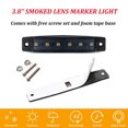 10PCS 3.8” 6LED Red Green LED Indicator Light Truck Camper Side Marker ...