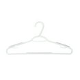 Mainstays Non-Slip Clothing Hangers, 30 Pack, White, Slim Durable ...