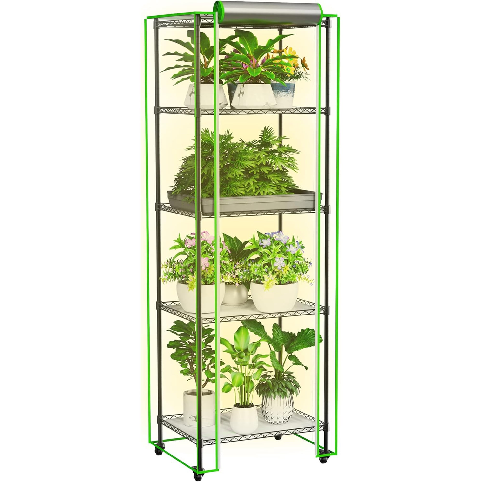 Click here for Unbranded Indoor Greenhouse With Grow Light  5 Tie... prices