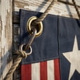Vintage Star and Stripe Porch Banner 20x96 Inch Patriotic Canvas Flag ...
