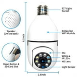 BLUELK Wireless Security Light Bulb Camera, 1080P 5G WiFi, Smart Motion ...