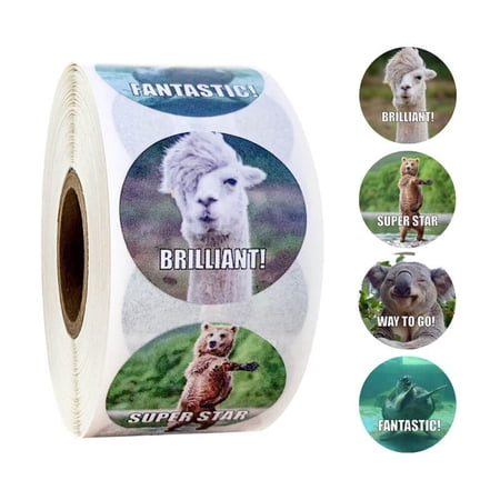 Pcs/roll Reward Stickers for Teachers Fun Motivational & Incentive ...