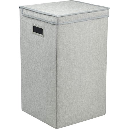 Collapsible, Grey Linen Laundry Hamper | Walmart Canada
