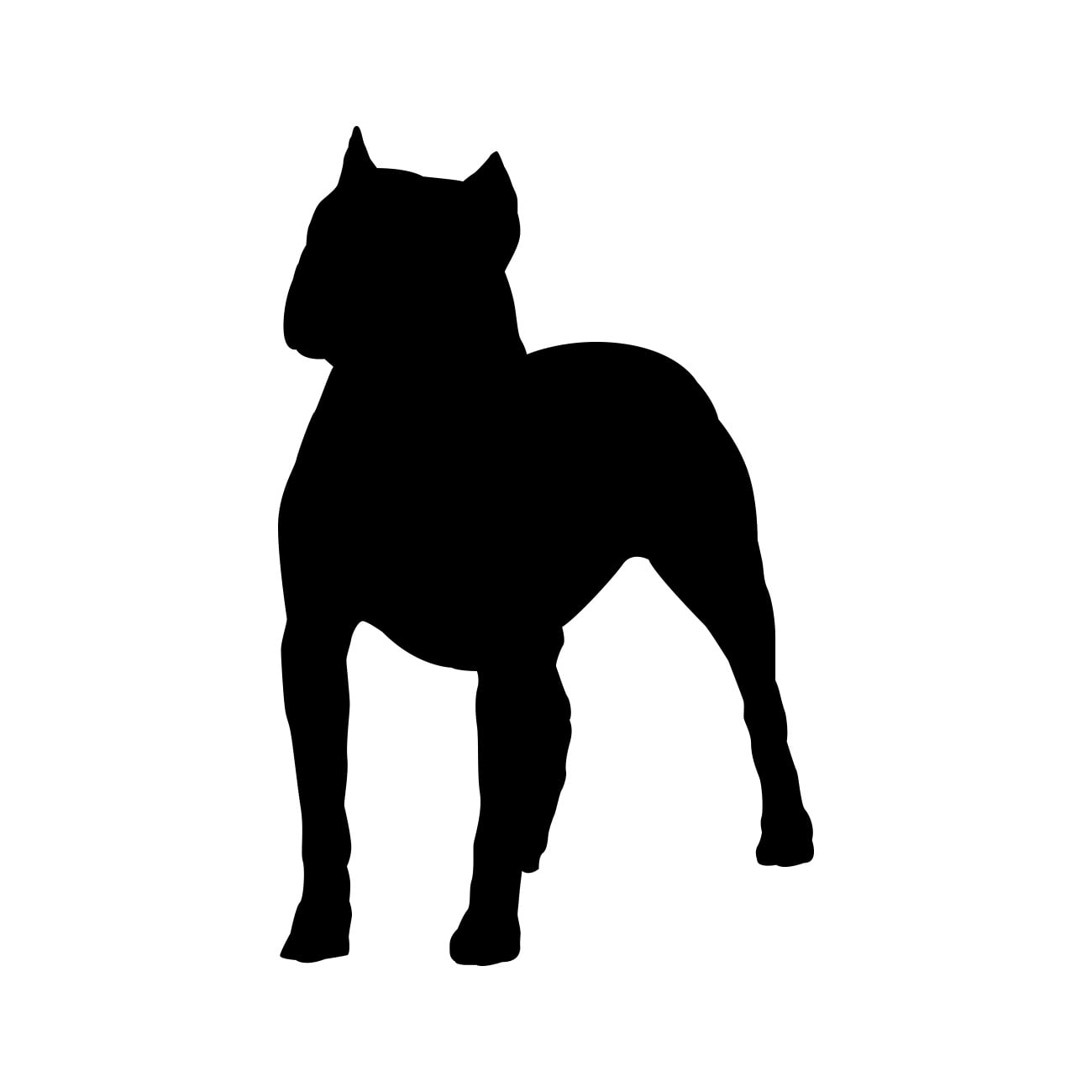 Pitbull Sticker Decal Die Cut - Self Adhesive Vinyl - Weatherproof ...