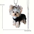 10 Pack Of Puppy Pendant Car Decoration Flat Pendant Luggage Keychain ...