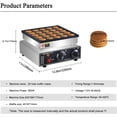 110V US Commercial 25PCS Mini Pancake Maker,950W Mini Dutch Pancake ...