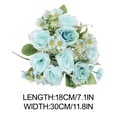 Peony Artificial Flowers, Roses Silk Flowers Heads, Fake Peonies Flower ...