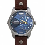 Diesel Men's Machinus Leather Watch DZ7379 - Walmart.com
