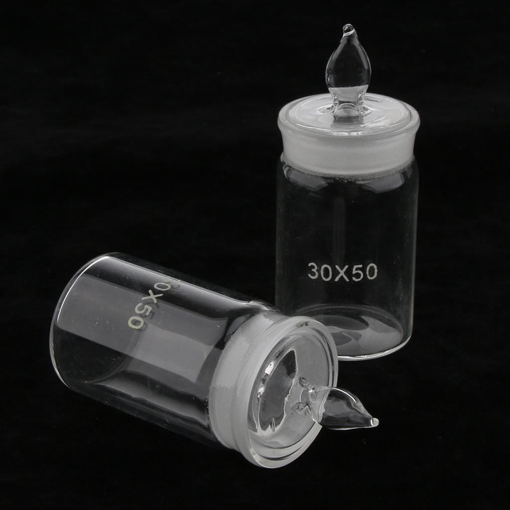 2pcs Botella De Pesaje De Laboratorio Con Copa Suministros De Negocio ...