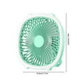 Charging Desktop Small Fan Dormitory Fan Wall-Mounted Mini Small ...