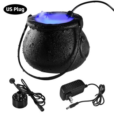 TCFUNDY 1500W Fog Machine w/ 24 LED 3 in 1 RGB Up Spray Fogger DMX-512 ...
