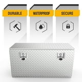 TUFFIOM 36 inch Aluminum Truck Toolbox, Dual Lock & Keys, Storage for ...