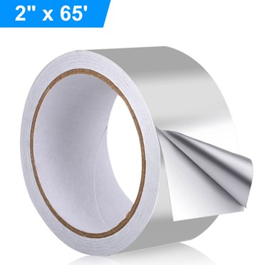 50m 0.05mm Self Adhesive Heat Reflective Tape Barrier Roll High Temp ...