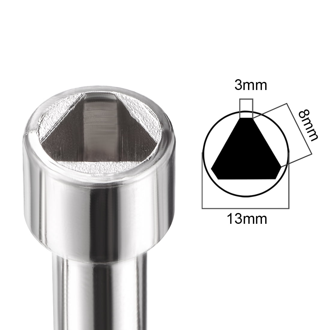 Buy Electrical Cabinet Key, 4-Way Multi-functional Triangle/Square ...