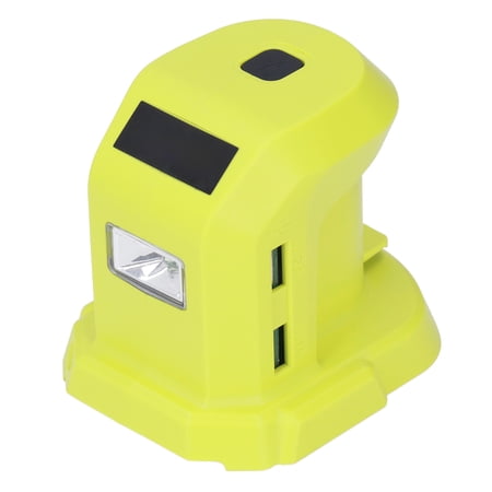 Battery Adapter Dual USB Ports With LED Lights Lithium Ion Battery ...