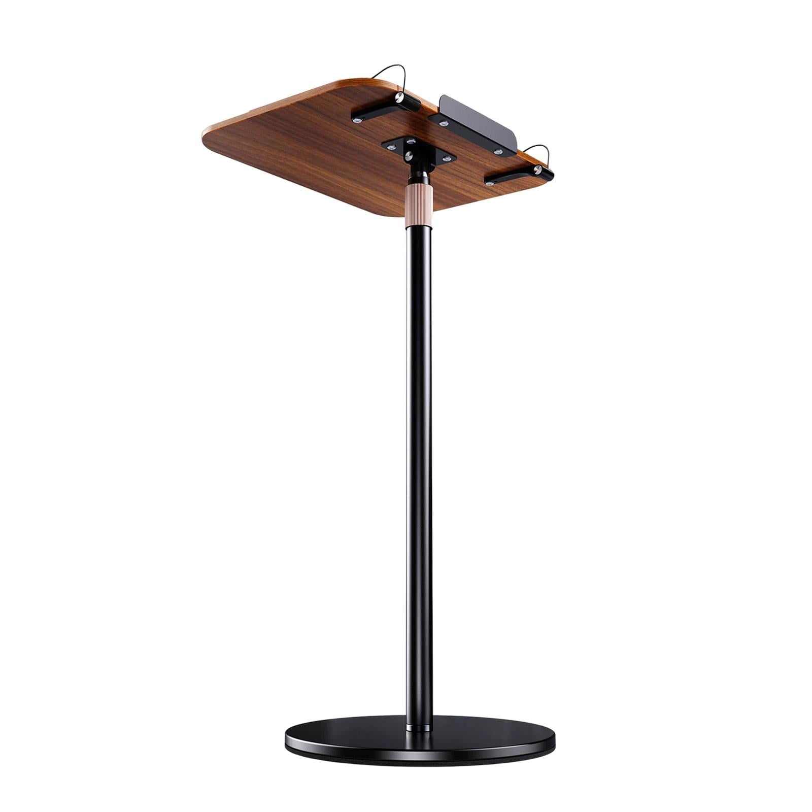 Floor Book Stand Free Standing Adjustable Height Stable Base Laptop ...