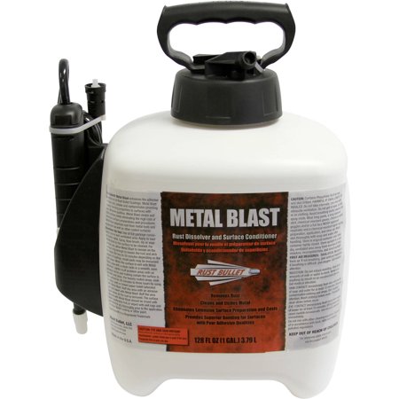Rust Bullet Metal Blast One Gallon Sprayer Rust Remover, Rust Treatment ...