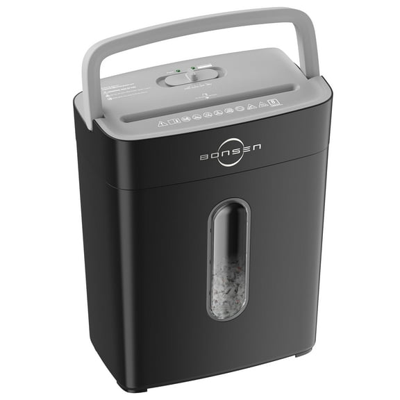 Paper Shredder for Home Use, 8-Sheet StripCut Home Office Shredder, CD ...
