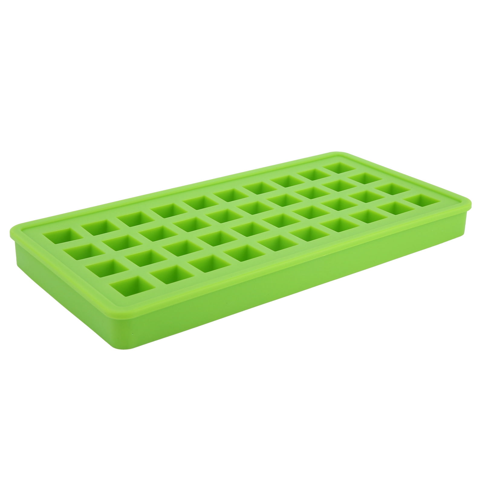 BORDSTRACT 40 Grids Silicone Crushed Ice Cubes Molds Easy Release Small ...