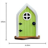 ZOELNIC Mini Elf Door, Miniature Fairy Gnome Home, Elf Home Door ...