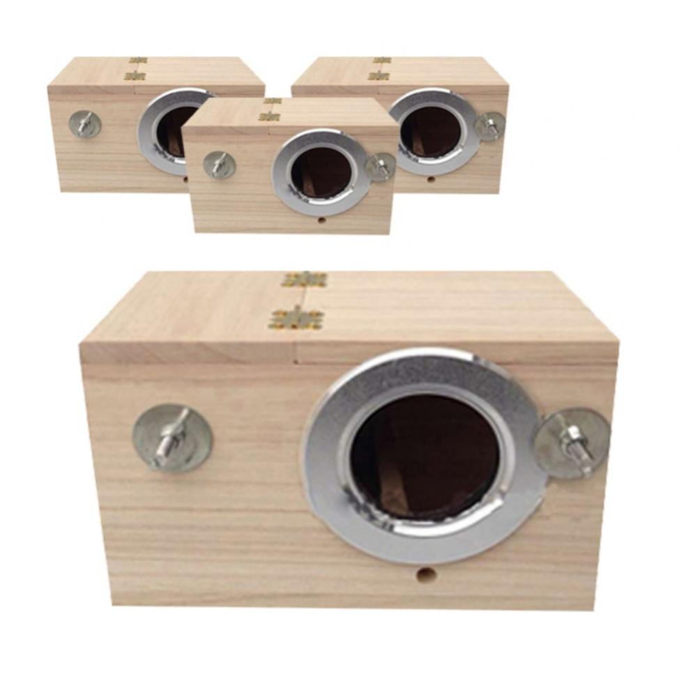 homozy Bird Nests Box for Cages Parakeet Breeding Box Wood Budgie House ...