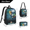 Backpack 3Pcs Set, Fashion Large Capacity Travel Laptop Bag, Cute ...