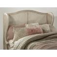 Hillsdale Furniture Sausalito Queen Cane Bed, Antique White - Walmart.com