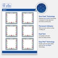 Avery® Matte 3" x 3" Labels, Silver Ribbon w/Roses, 60ct - Walmart.com