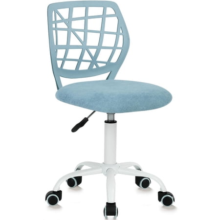 FurnitureR Kids Desk Chair Small Office Chair Armless Adjsutable Swivel ...