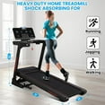 Treadmill with 18% Incline, Heavy Duty Treadmill with Led Display ...