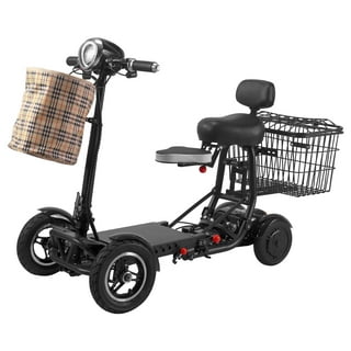 Roscoe Medical - Gemini Seated Scooter (Black Powder Coat) - CM ...