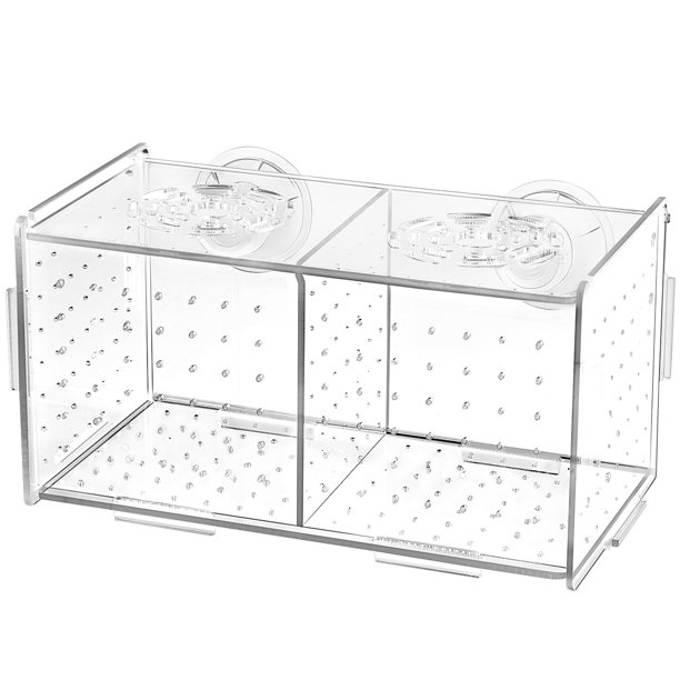 Balacoo Transparent Fish Tank Breeding Isolation Box Aquarium Incubator ...