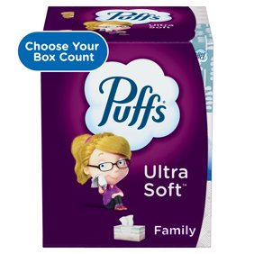 Puffs Plus Lotion Facial Tissues (72 tissues/cube, 12 mega cubes ...