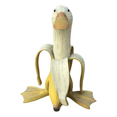 Banana Duck Statue Resin Sculpture Statues Banana Figure Realistic ...