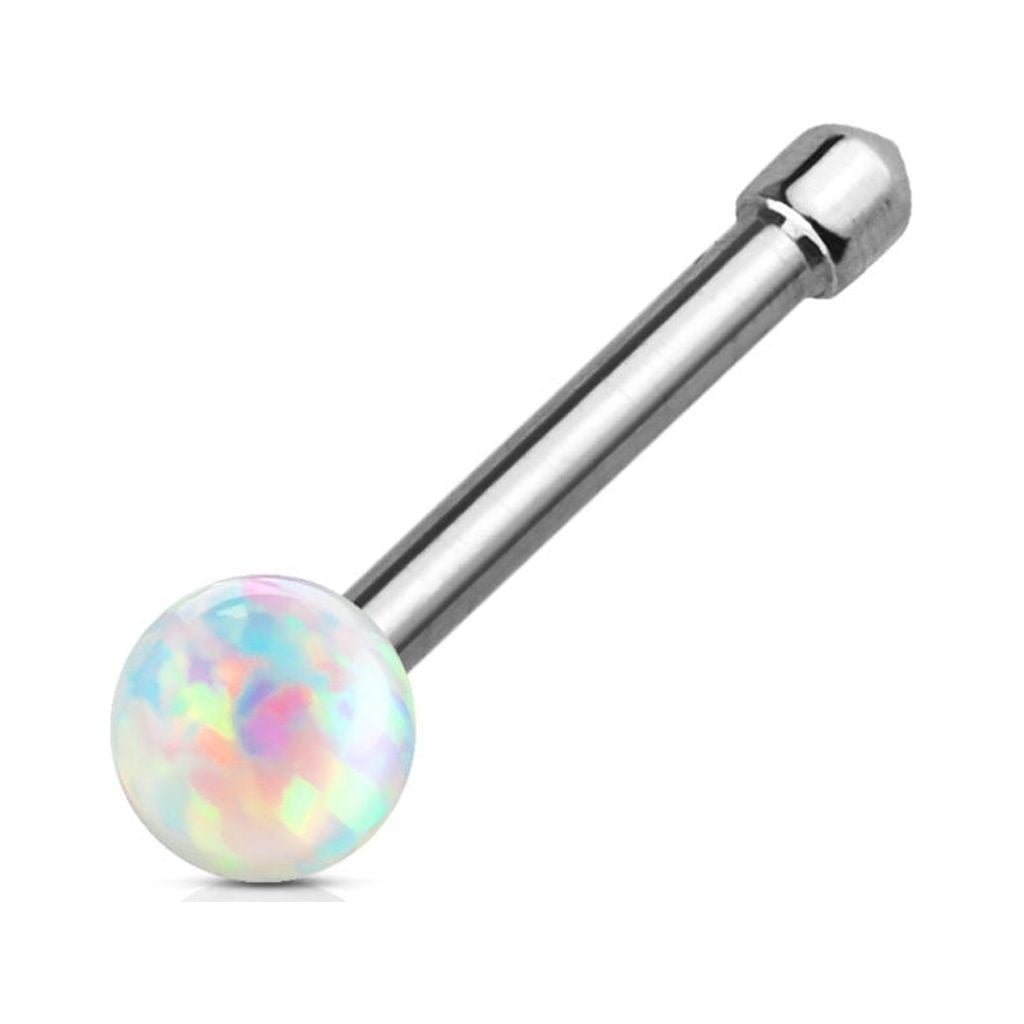 Click here for Bodyjewelryonline Nose Ring Opal Ball 20ga Surgica... prices