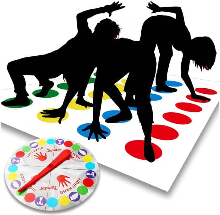 Gaming Twister Ultimate: Larger mat, more colored dots, party game for ...