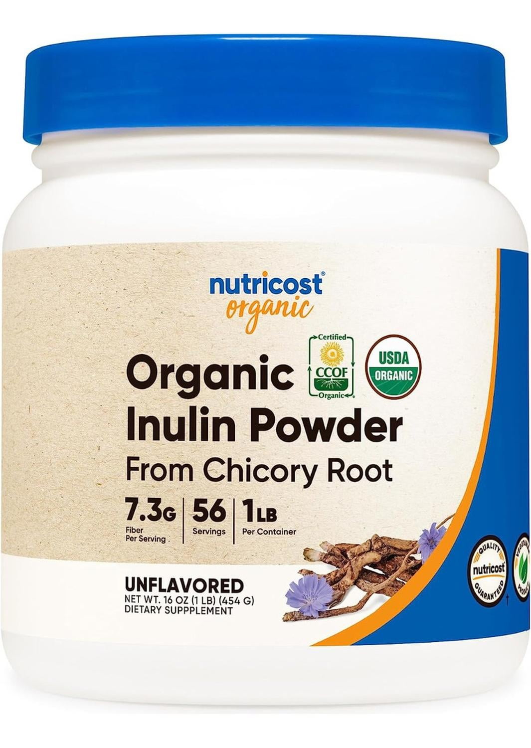 Inulina En Polvo Orgánica Nutricost 454g | Walmart en línea