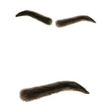 False Eyebrows for Men 100% Human Hair Eyebrows Hand Made #2 Dark Brown ...