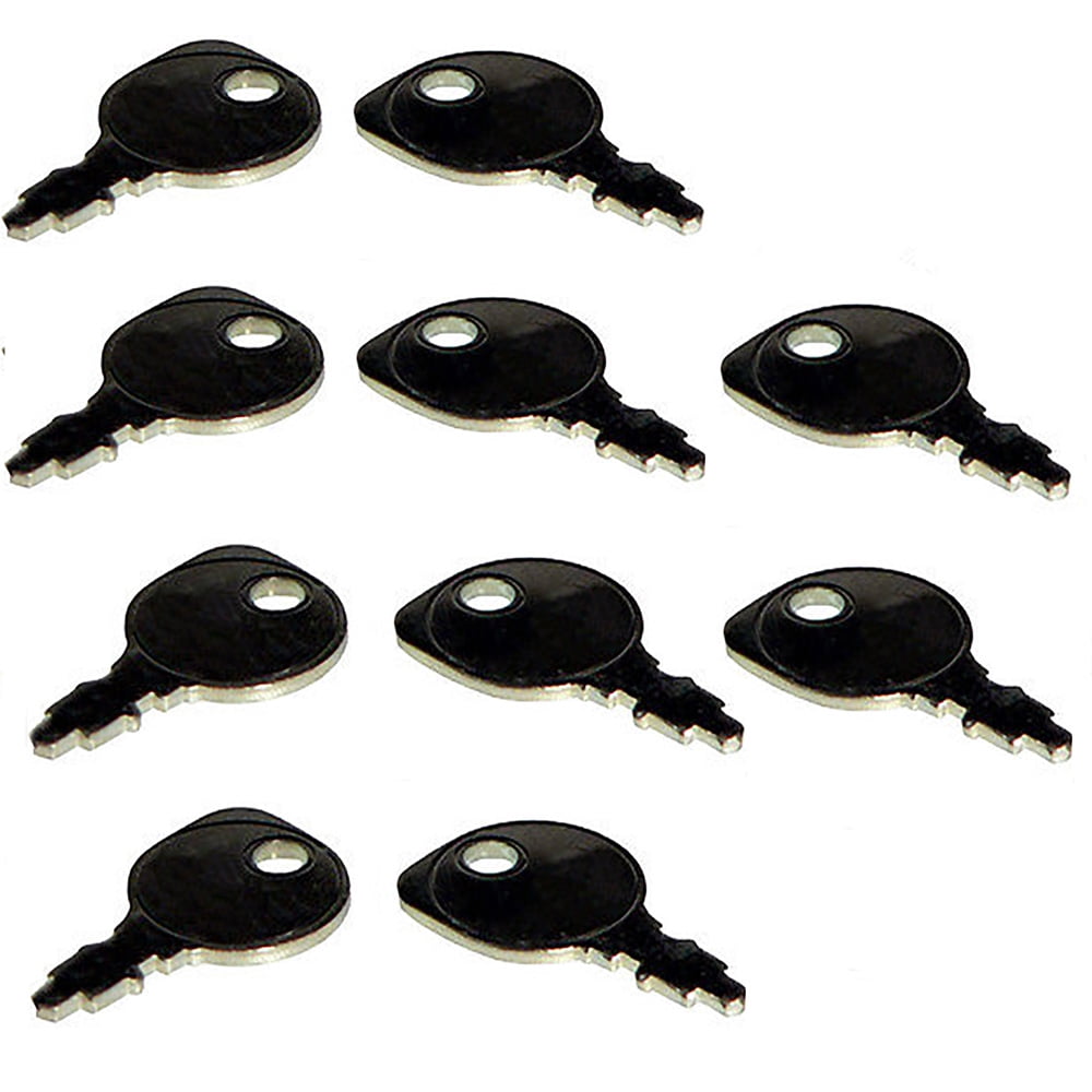 691959 Set of Ten (10) Universal Ignition Key All Lawn Equip. w/ Indak ...
