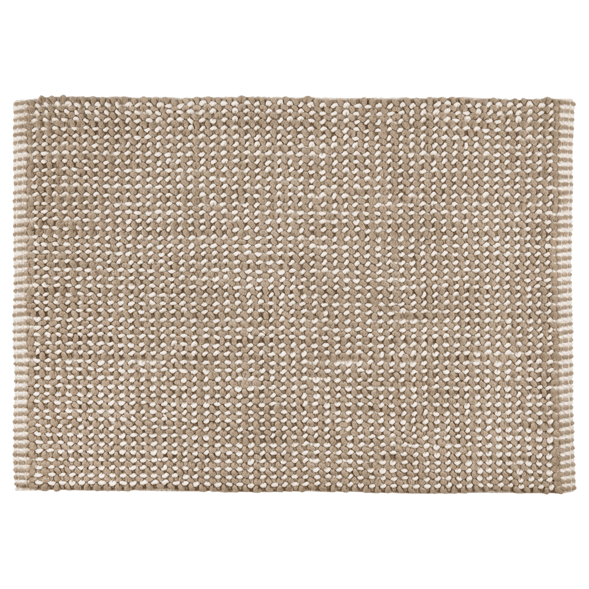 Click here for Bouclair Beige 2-Tone Bath Mat 32 X 22 In (81 X 56... prices