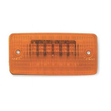 Grote 49341 White MicroNova Dot LED Clearance Marker Light (Grommet ...