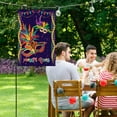 A Garden Flag For Outdoor Patio Decoration Carnival Theme With Masks ...
