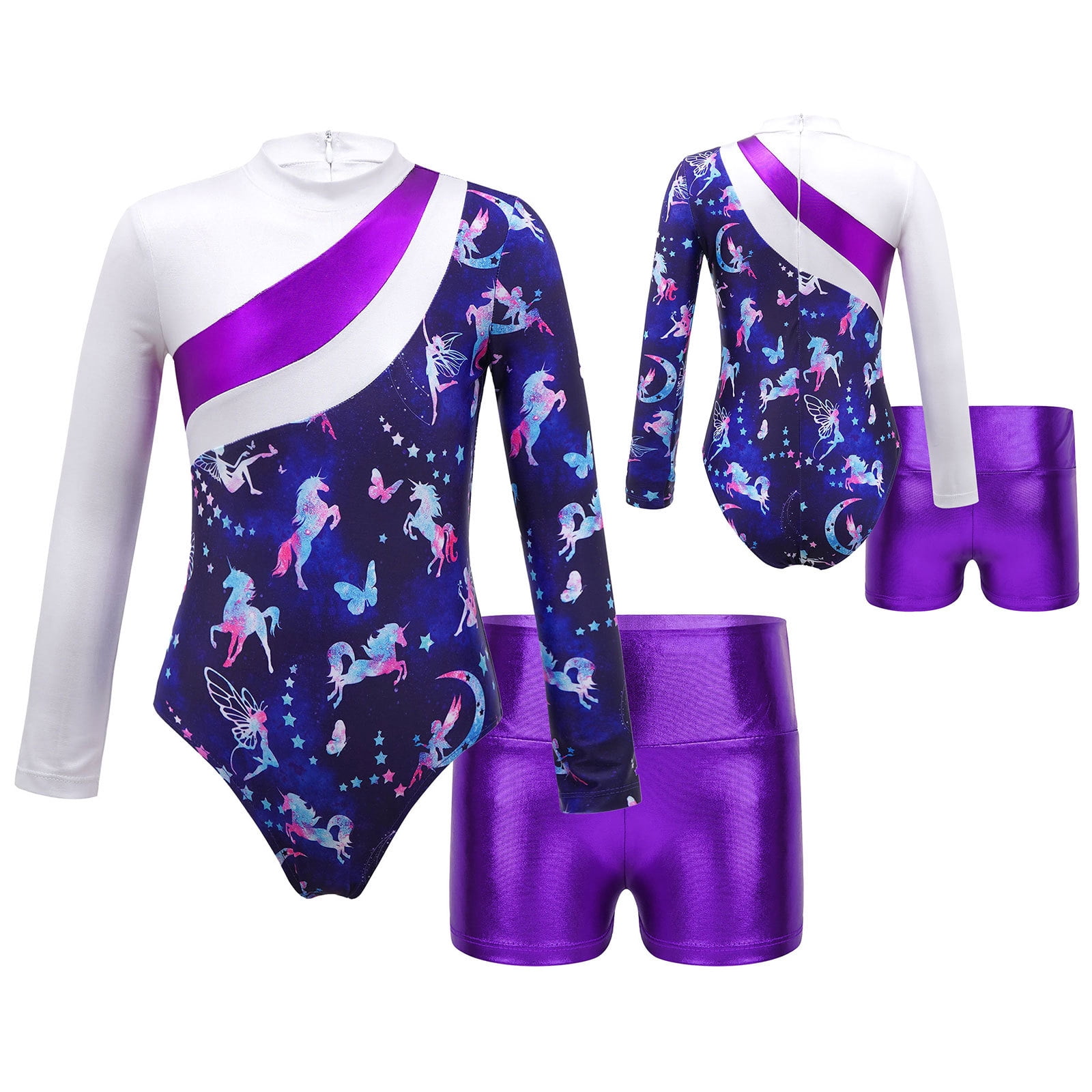 Gymnastics Leotards With Shorts