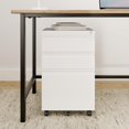 3 Drawer Vertical File Cabinet, Mobile Filling Cabinet with Lock for ...