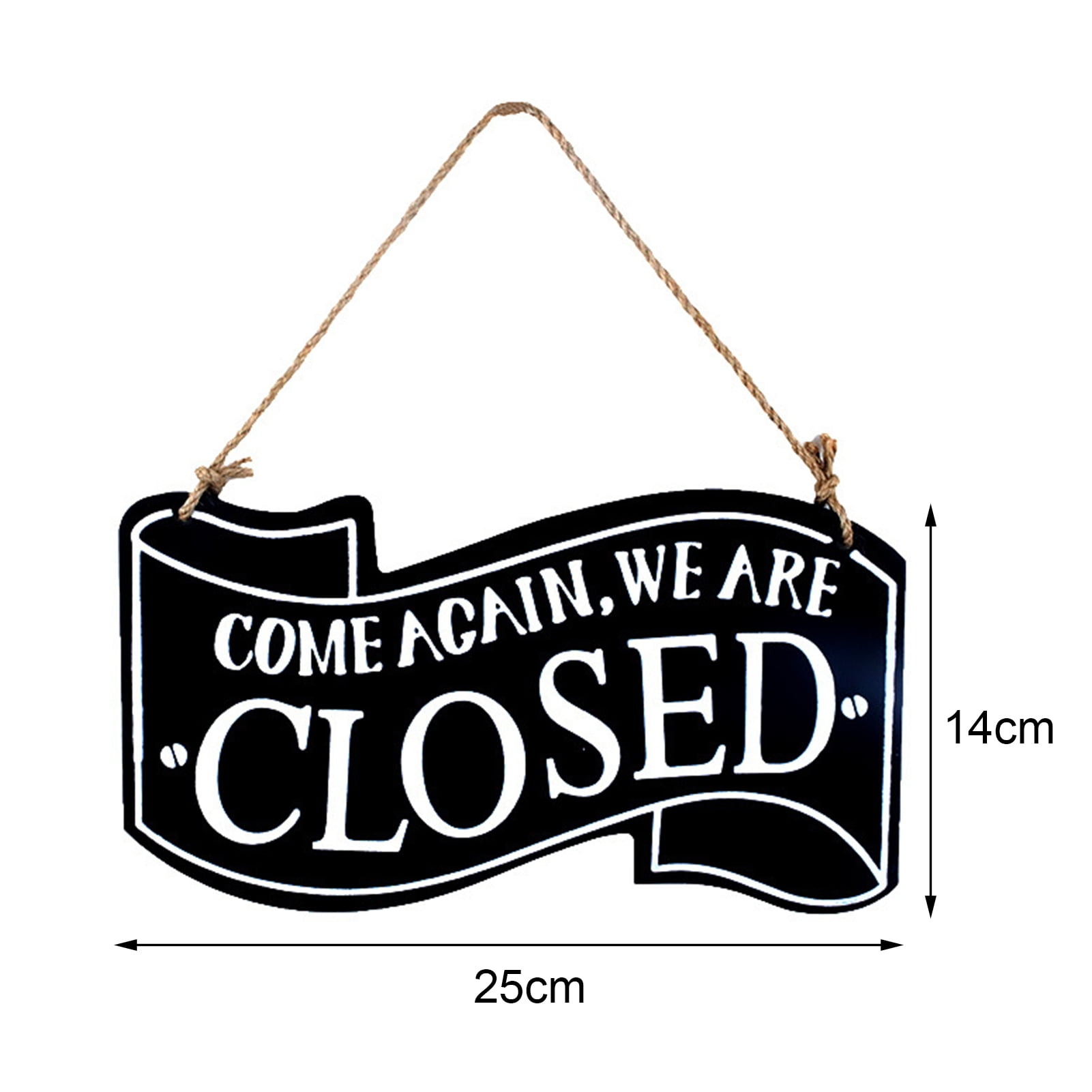 Mosey Hanging Sign Ornamental Word Pattern Door Sign Pendant ...