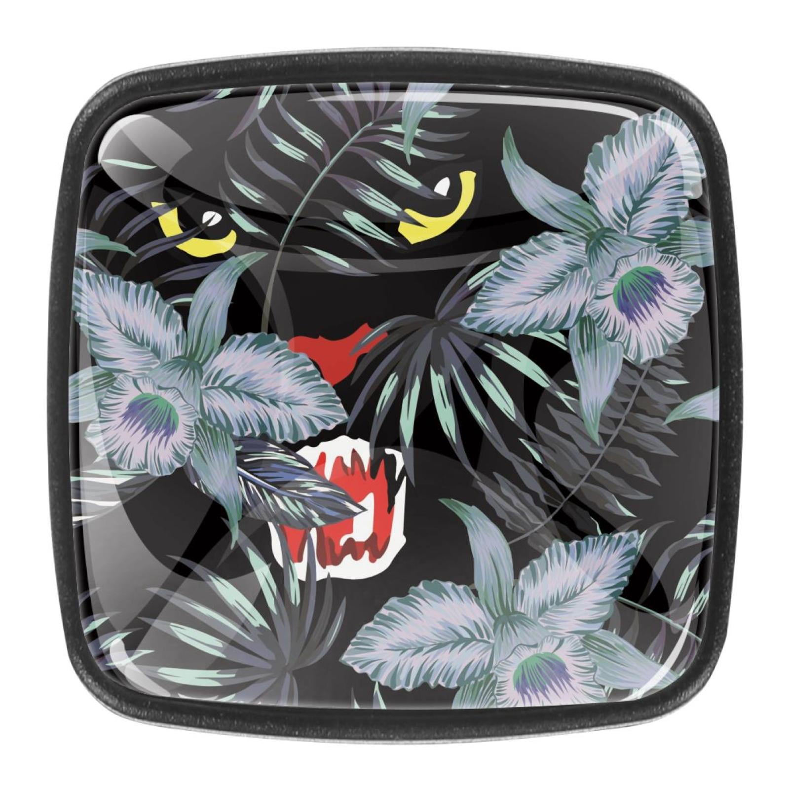 4 Pcs Square Cabinet Handle Cupboard Knob Drawer Pulls Handle Hunting ...