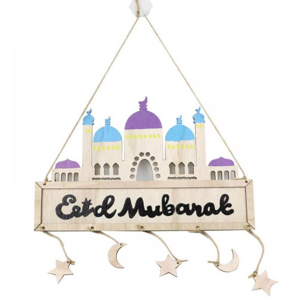Eid Ramadan Mubarak Decorations Wooden Ramadan Mubarak Decorations DIY ...