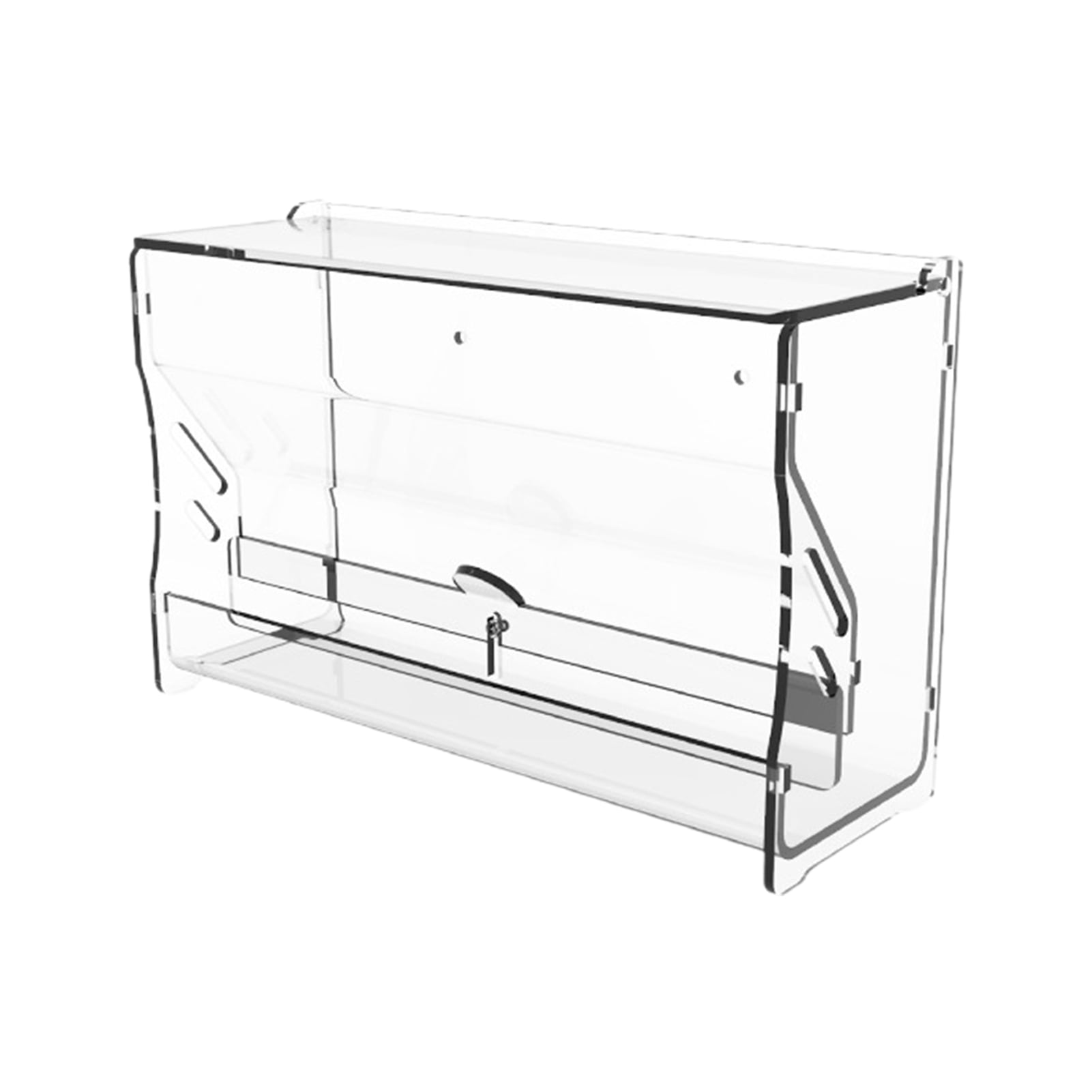 Duixinghas Parrot Food Box Large Capacity Space-saving Transparent ...